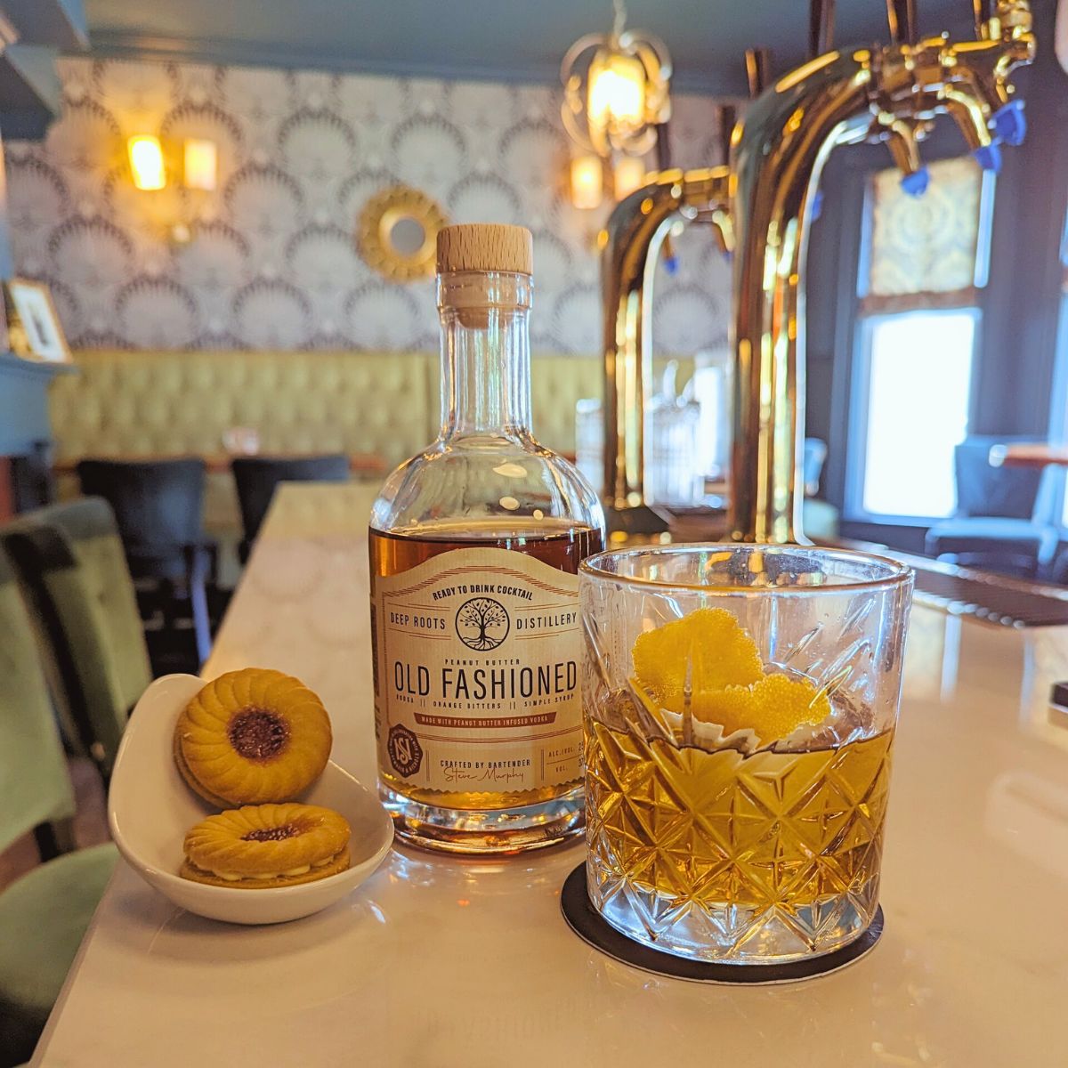 Peanut Butter Old Fashioned | Deep Roots Distillery